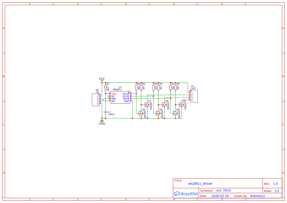 ws2811_driver - EasyEDA open source hardware lab
