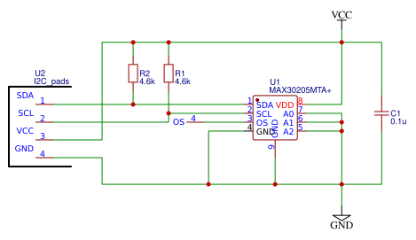 MAX30205_compact - OSHWLab