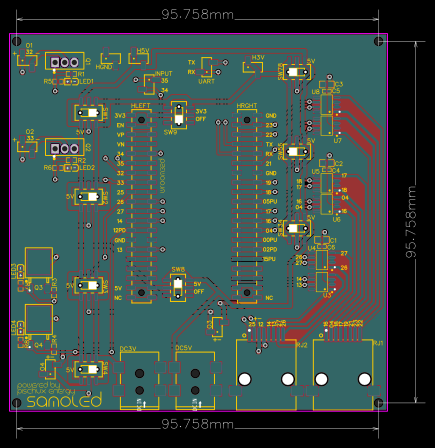 samoled_v2 - EasyEDA open source hardware lab