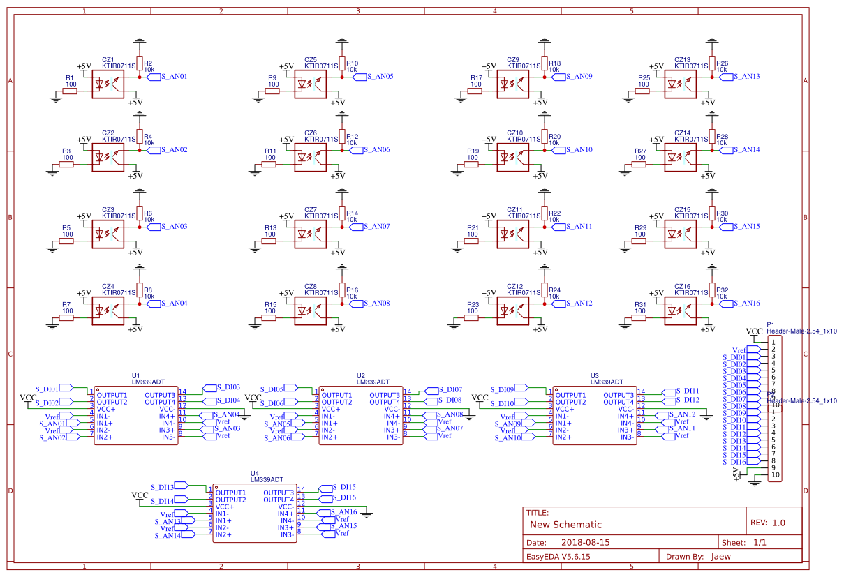 Line Follower_V4-seneor - Platform for creating and sharing projects - OSHWLab