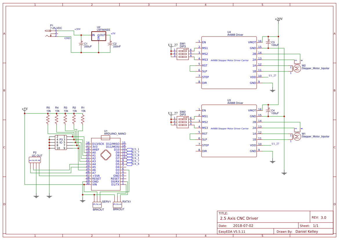 Nano Stepper Driver V3 - EasyEDA open source hardware lab