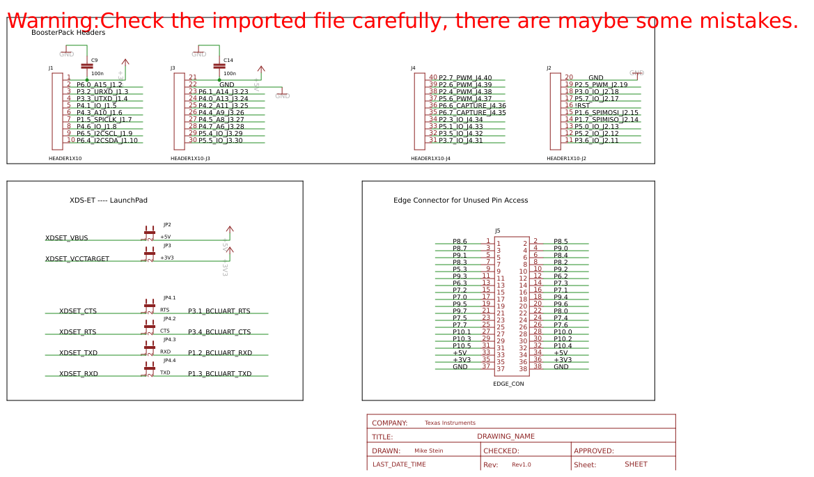 MSP432 LunchPad - EasyEDA open source hardware lab