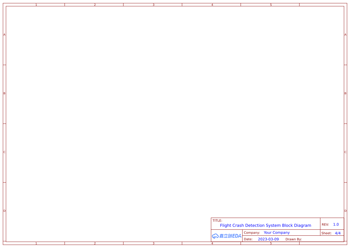 Flight Crash Detection Schematic - EasyEDA open source hardware lab