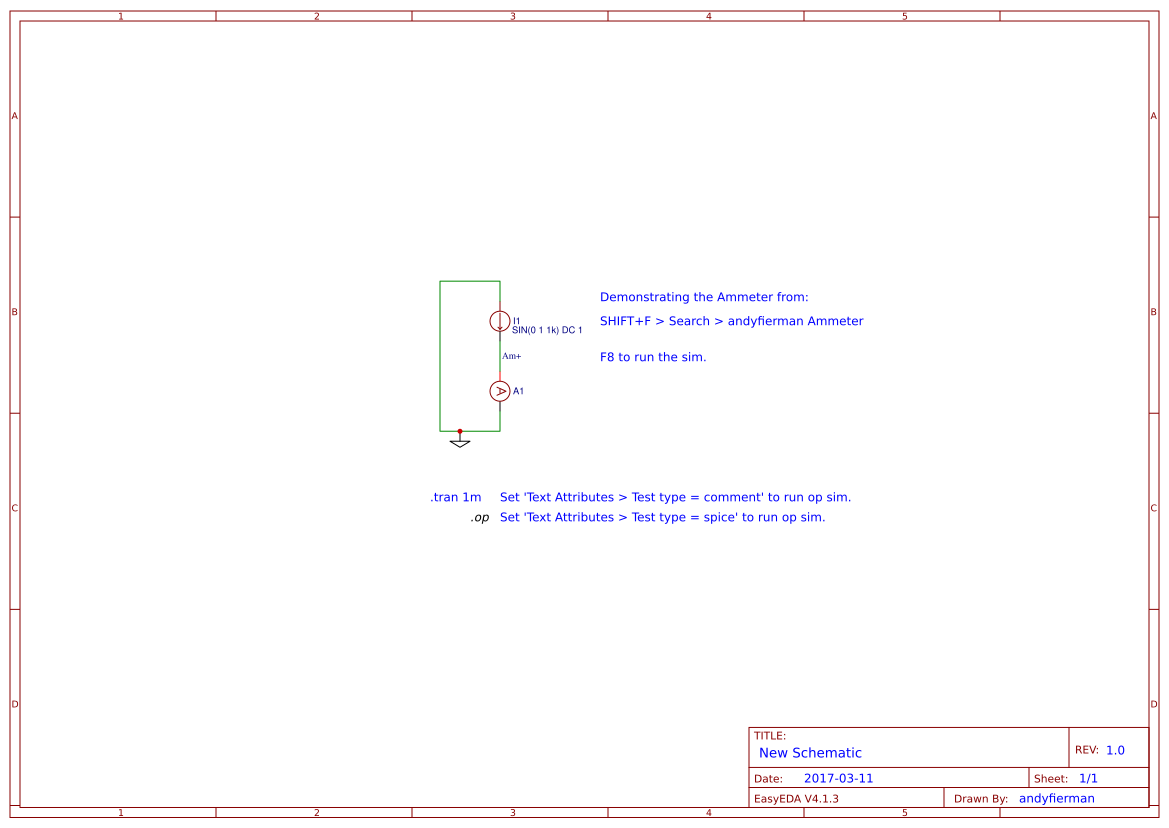 Ammeter Demo - OSHWLab