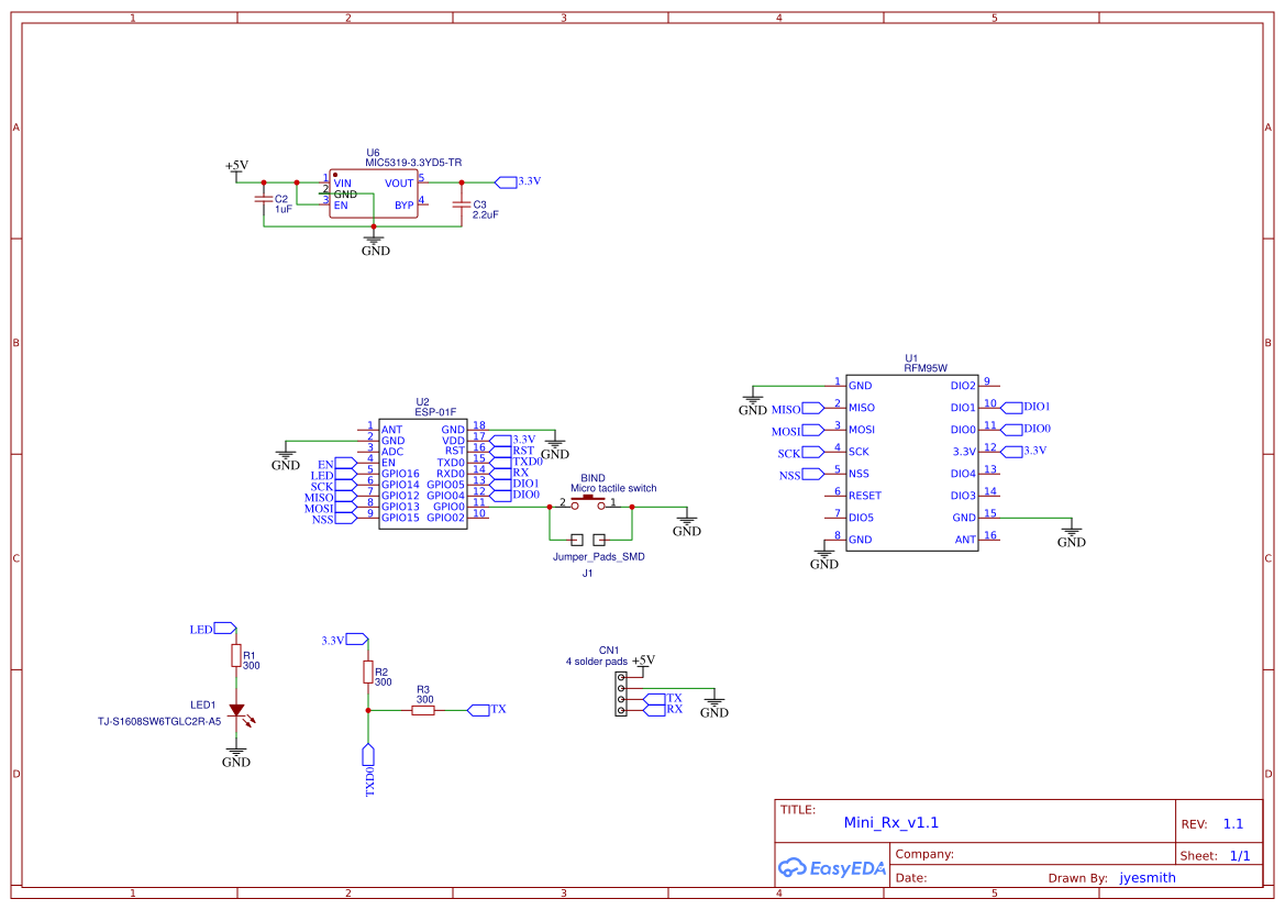 ExpressLRS Rx - OSHWLab