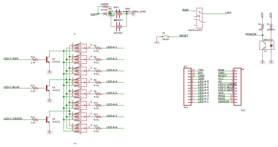 DIY LED Finger Fidget Spinner - OSHWLab