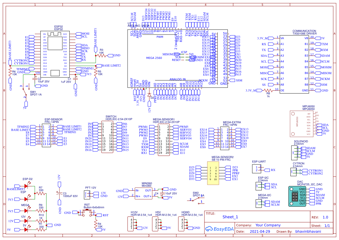 Controller Shield - EasyEDA open source hardware lab