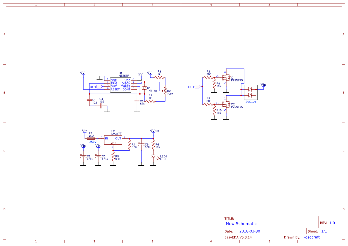 20A PWM Pover suplie - Platform for creating and sharing projects - OSHWLab