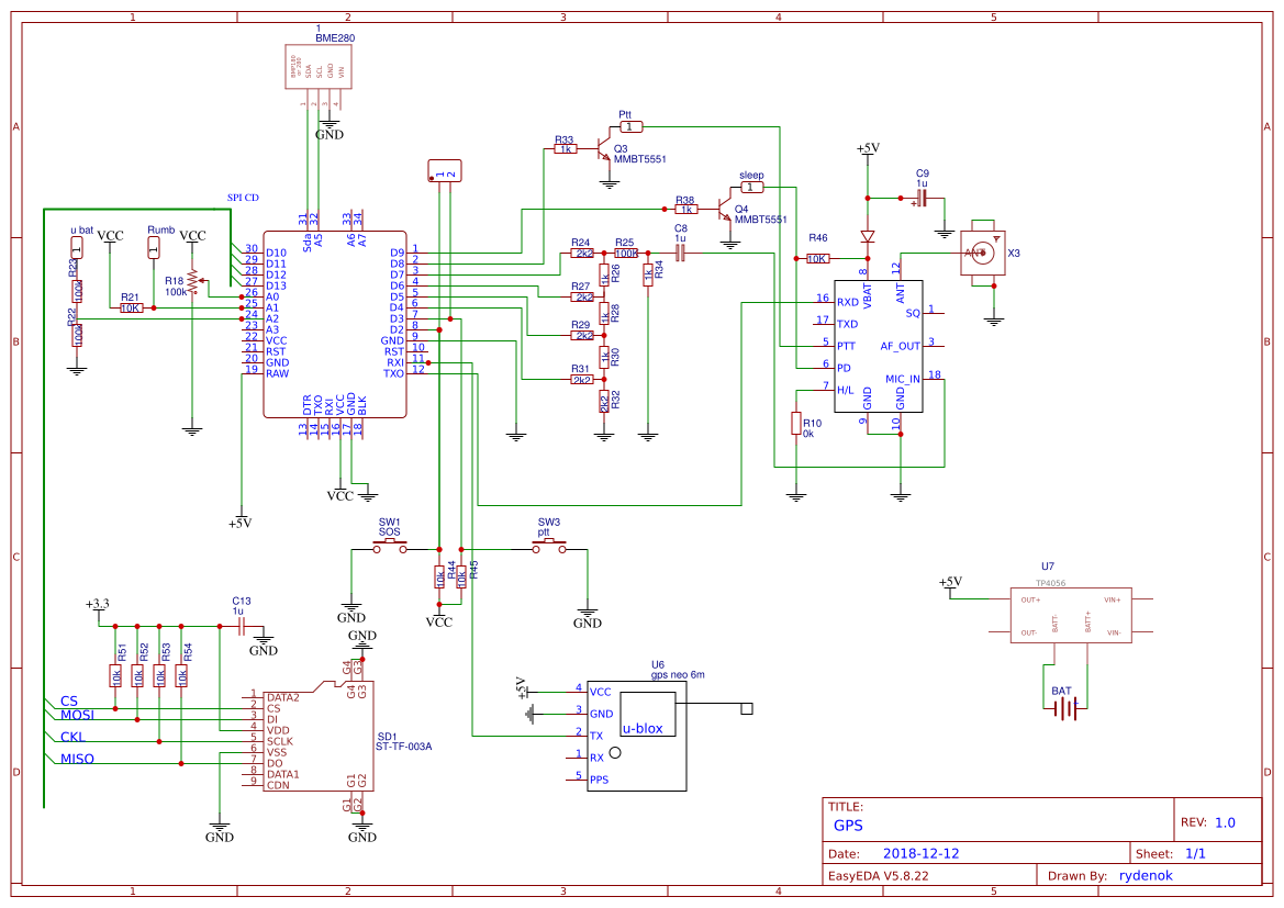 aprs_gps_max - Platform for creating and sharing projects - OSHWLab