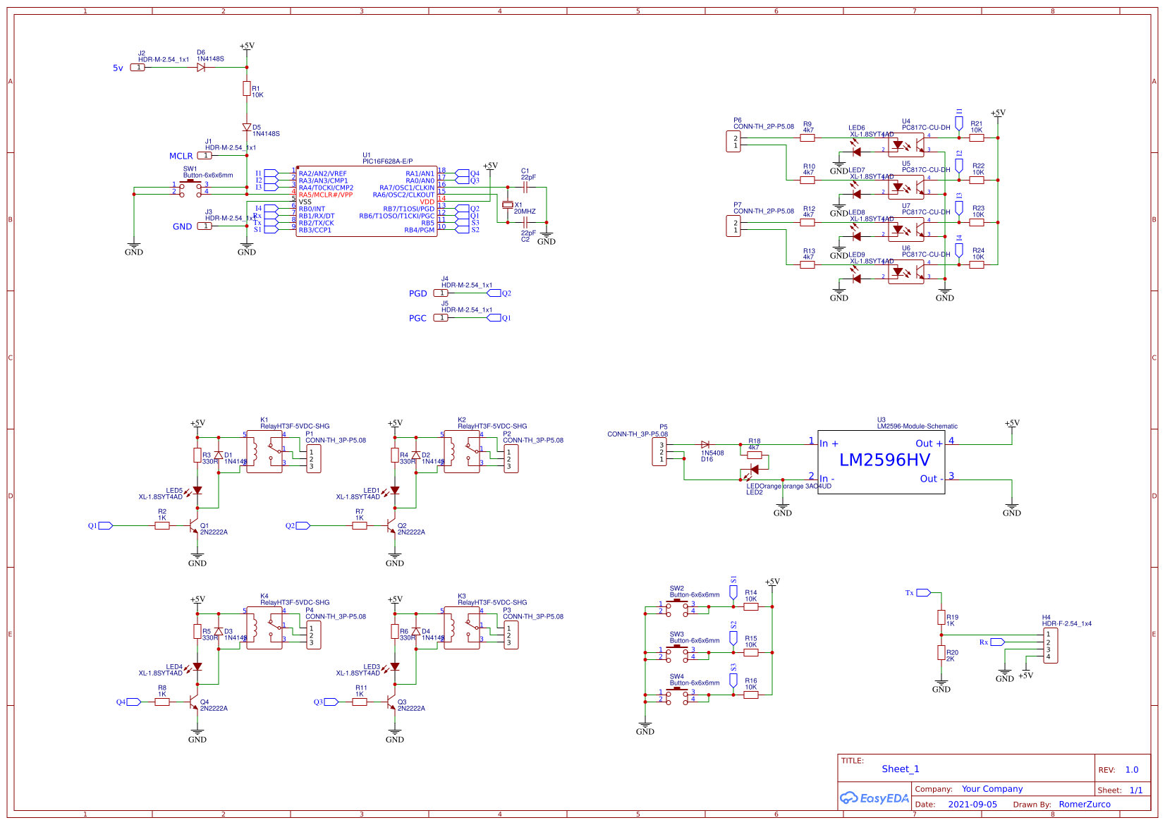 MicroPLC_PIC - OSHWLab