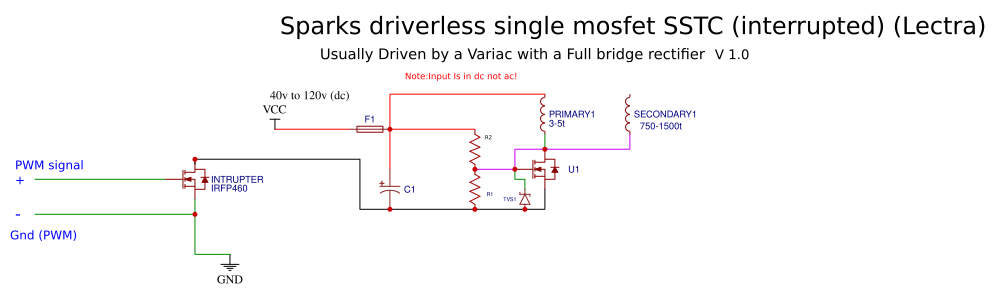 Single Mosfet SSTC - EasyEDA open source hardware lab