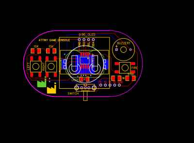 ATTINY GAME - EasyEDA open source hardware lab