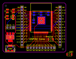 ESP32 Breakout Board copy copy - OSHWLab