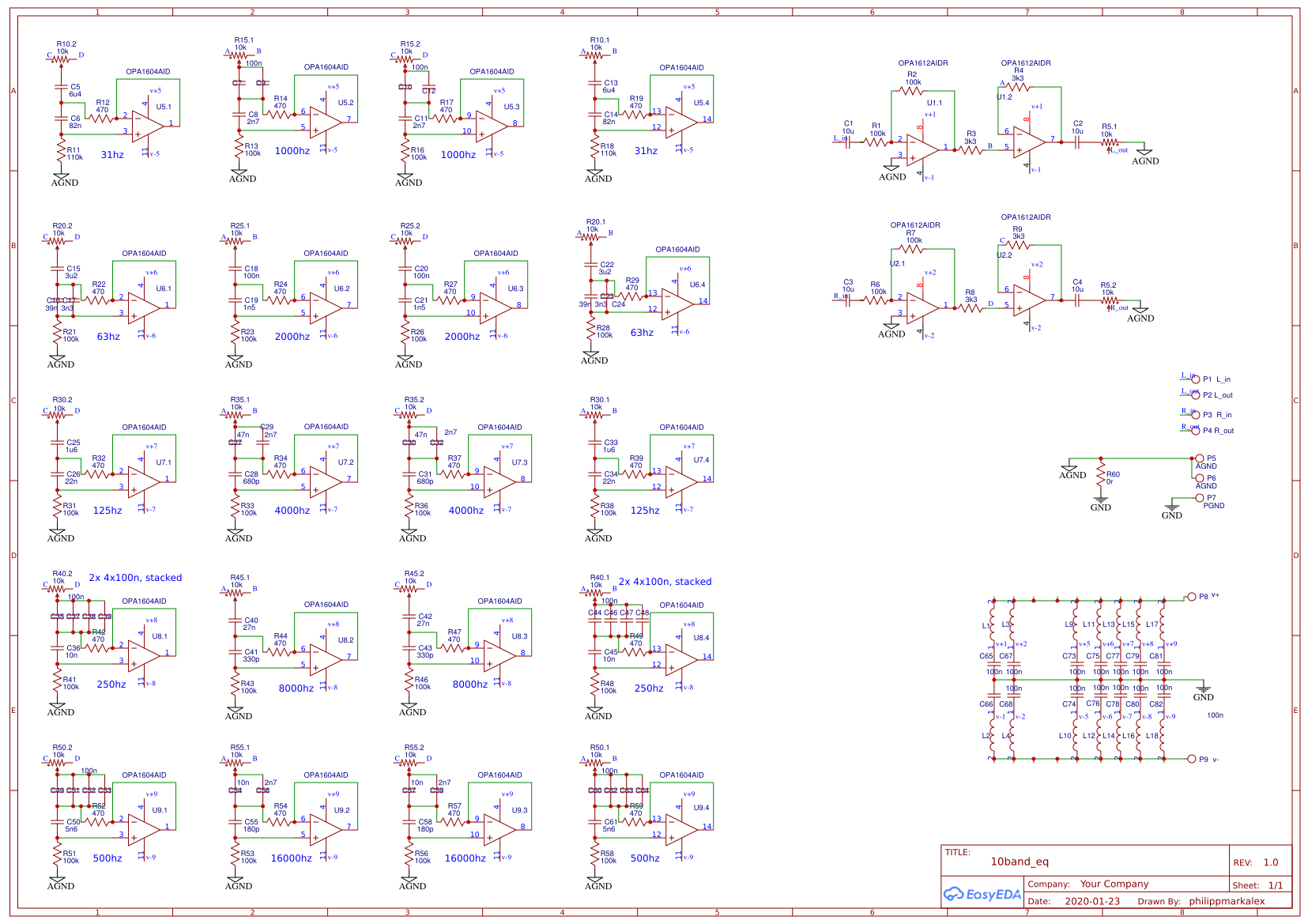 equalizer - EasyEDA open source hardware lab