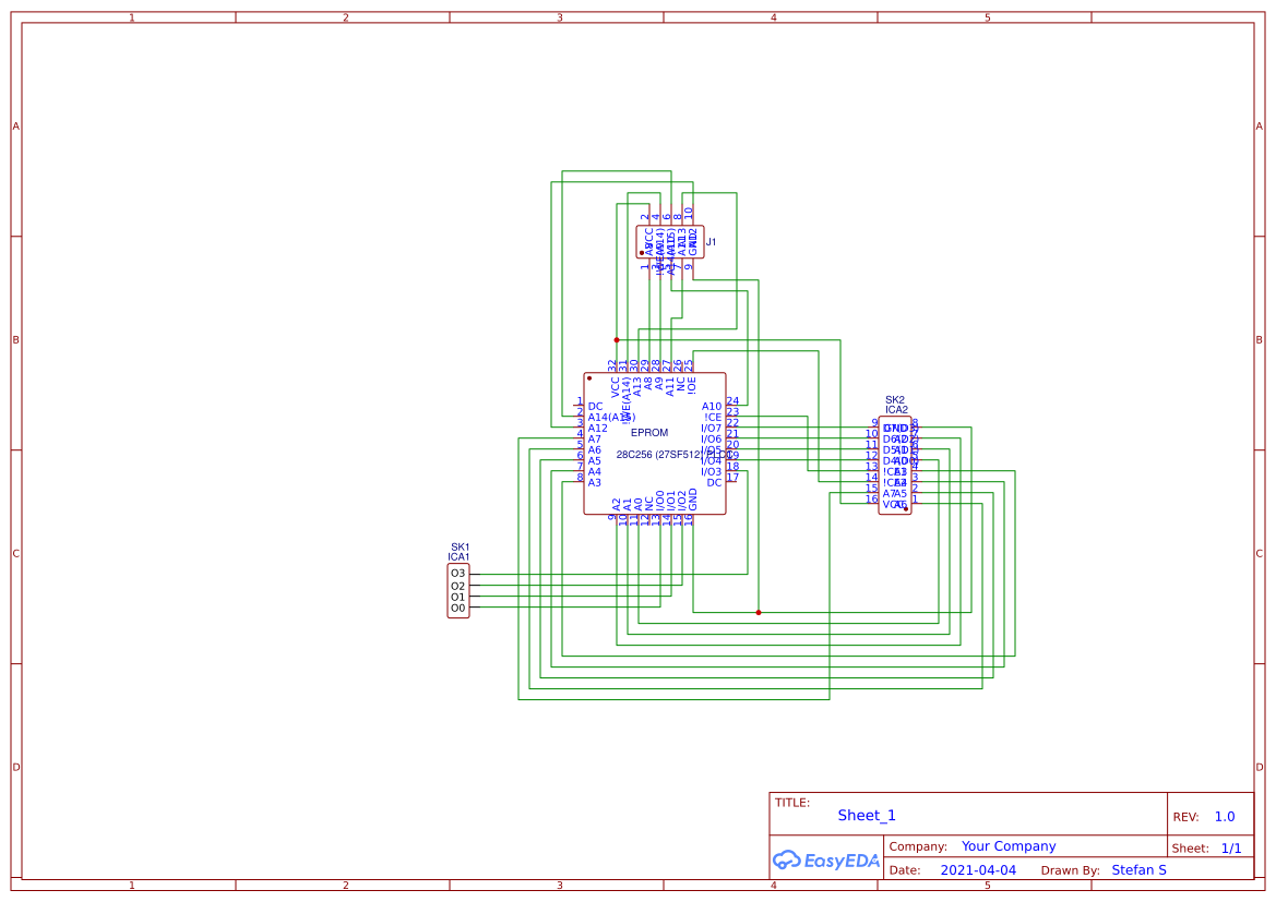 PROM Adapter PLCC (untested) - EasyEDA open source hardware lab