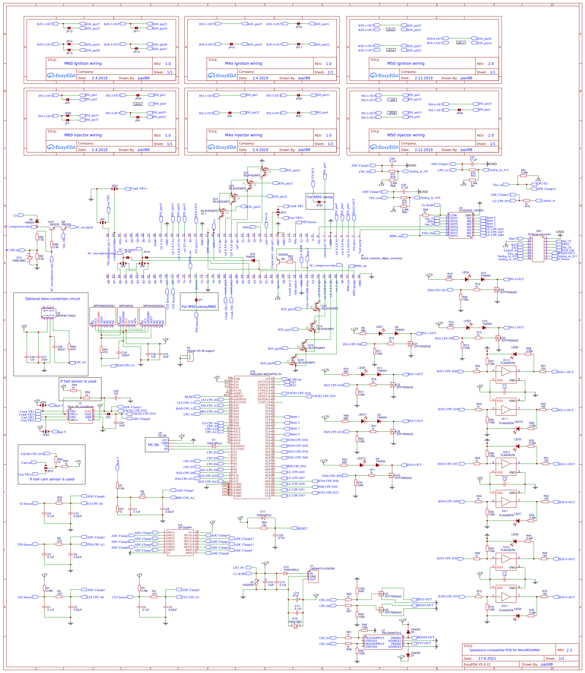 M4x,M50,M60 Bosch DME - EasyEDA open source hardware lab