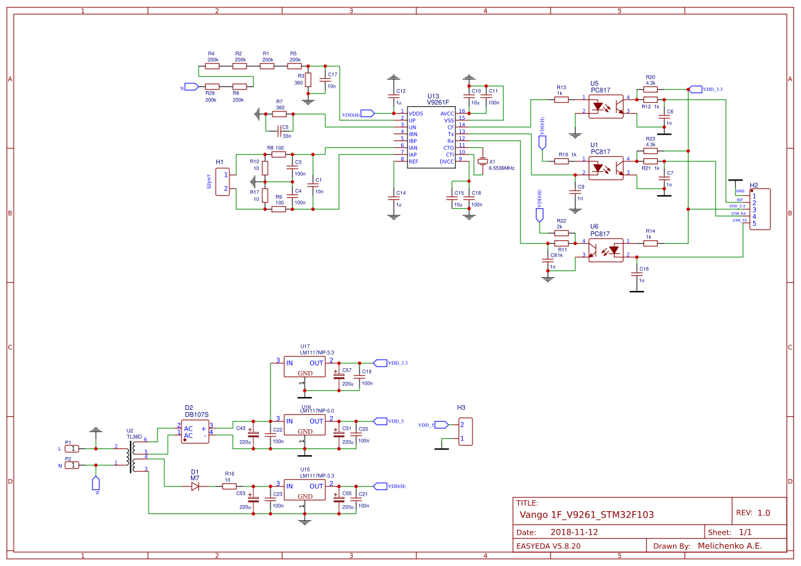 Vango 1F_V9261F_maketka - OSHWLab