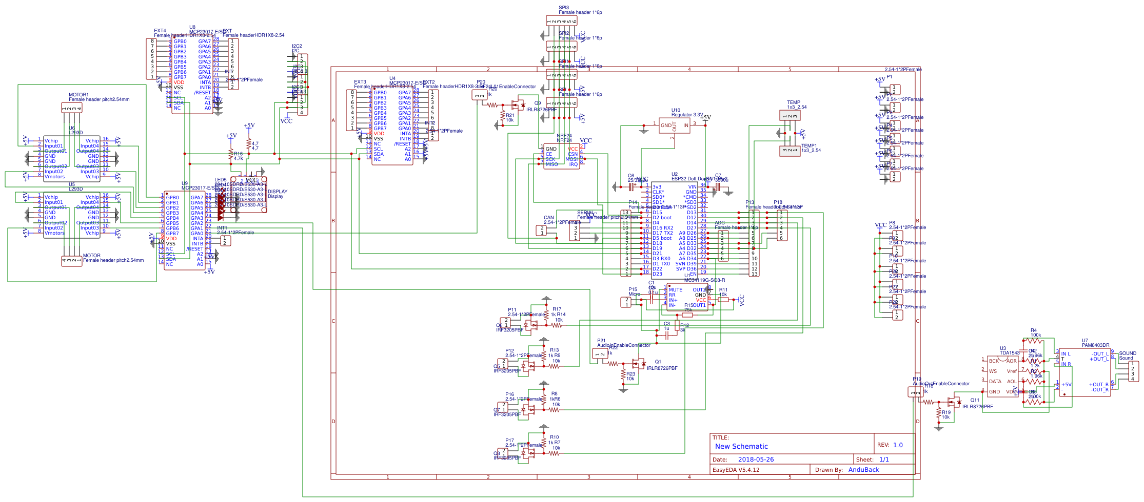 Esp32Shield - EasyEDA open source hardware lab