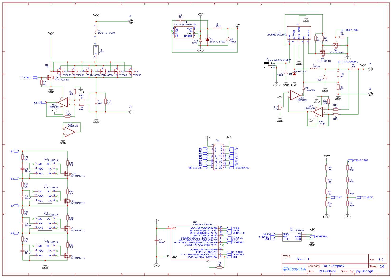 Battery Management system - OSHWLab