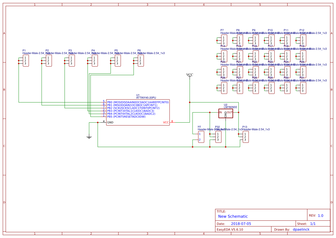 Breadboard Mini 20 - EasyEDA open source hardware lab