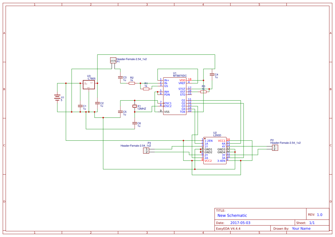 dtmf robot vehicle - OSHWLab