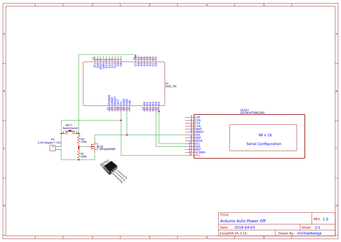Auto Power Off - EasyEDA open source hardware lab