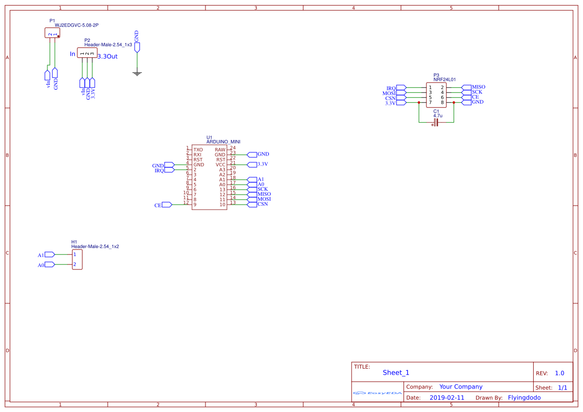 MySensorsPlant - EasyEDA open source hardware lab