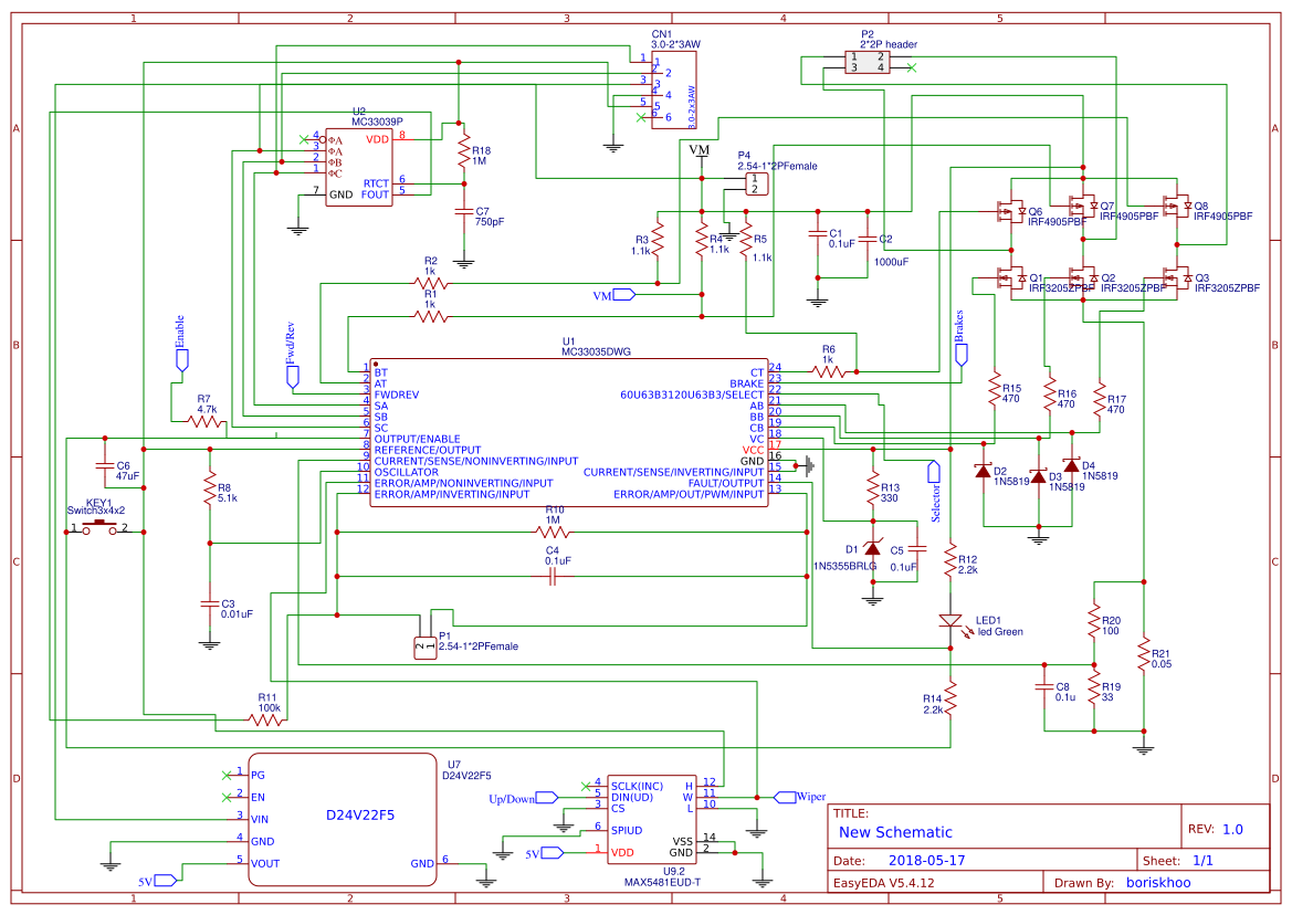 Motor circuit v2 - OSHWLab