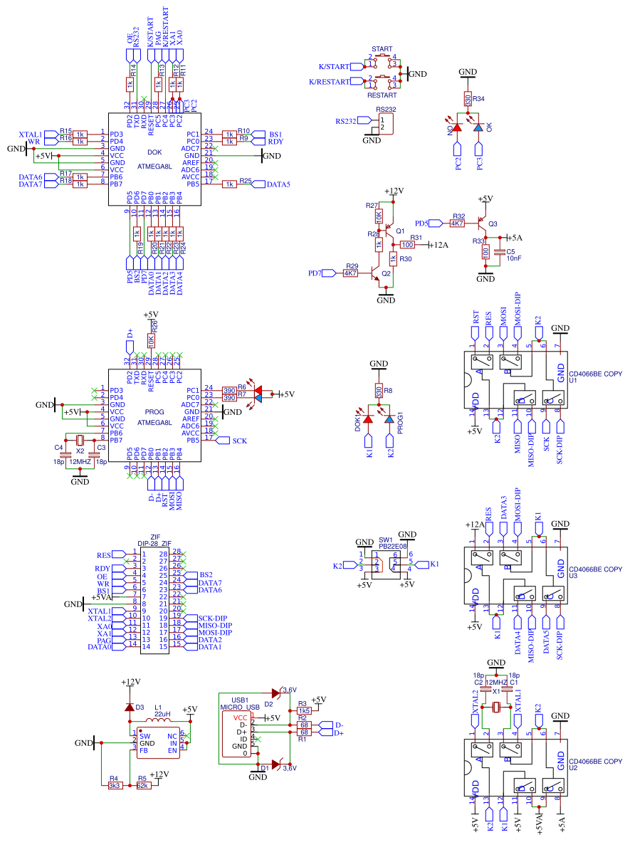 AVR-DOK+PROGRAMATOR - OSHWLab