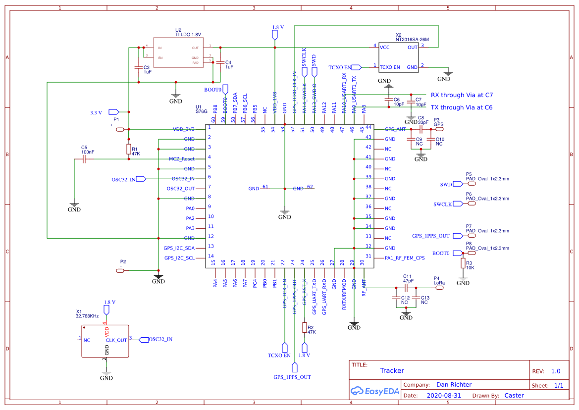 Cat Tracker - EasyEDA open source hardware lab