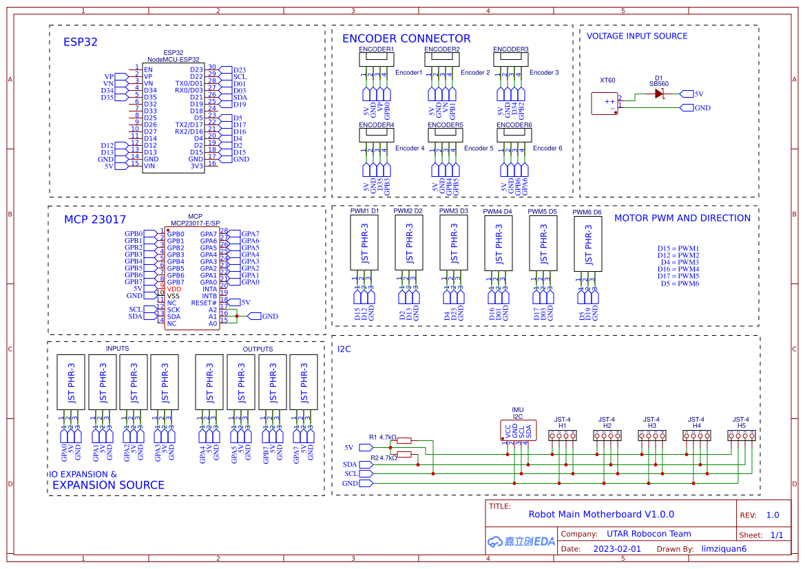 Robocon Motherboard - EasyEDA open source hardware lab