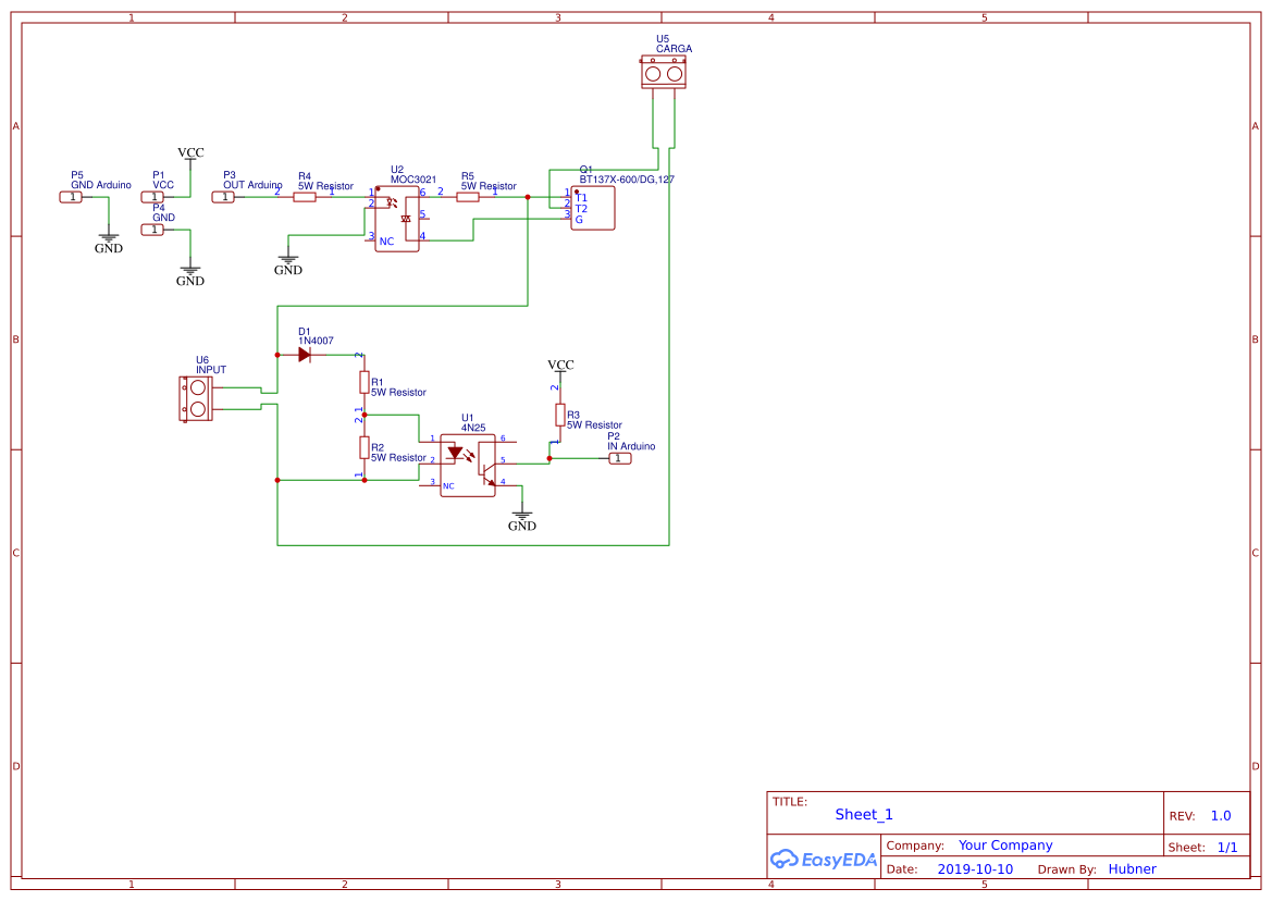 Dimmer with arduino - EasyEDA open source hardware lab