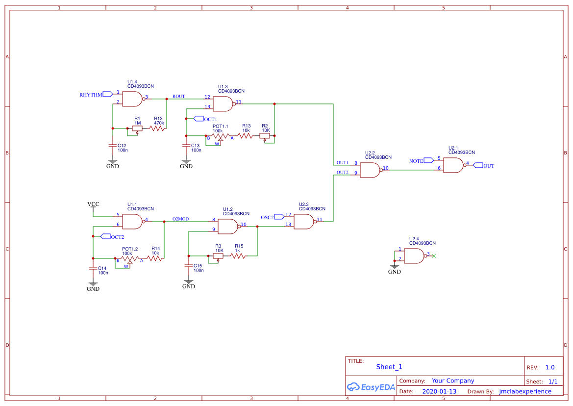 NAND synth - OSHWLab