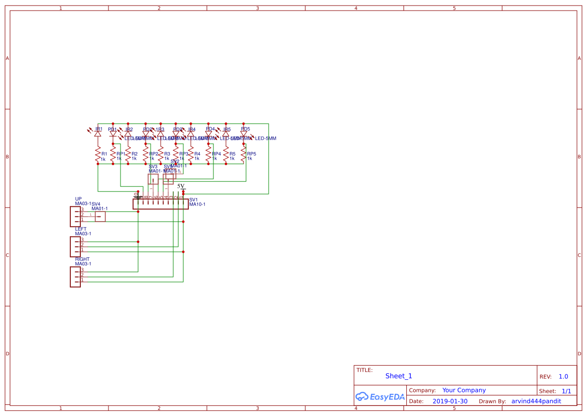 ANALOG IR ARRAY copy - EasyEDA open source hardware lab