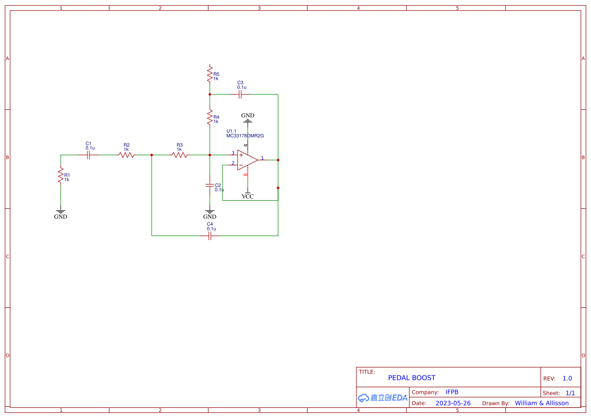 PEDAL_BOOST(TCC) - OSHWLab