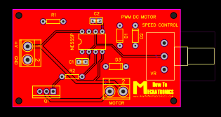 PWM DC Motor Speed Control using a 555 Timer - OSHWLab