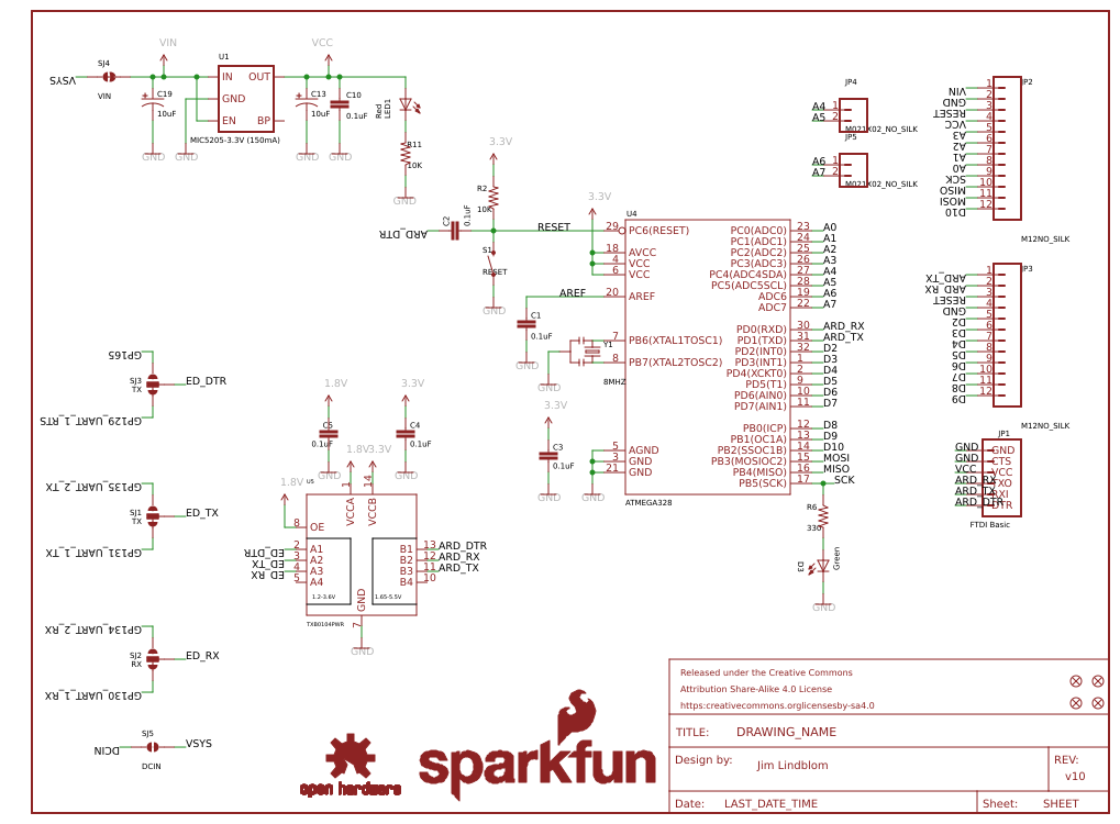 Block for Intel® Edison - Arduino (Open hardware) - OSHWLab