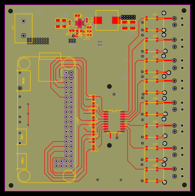TetroFeel Switch Board - EasyEDA open source hardware lab