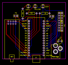 MySensors Serial Gateway - EasyEDA open source hardware lab