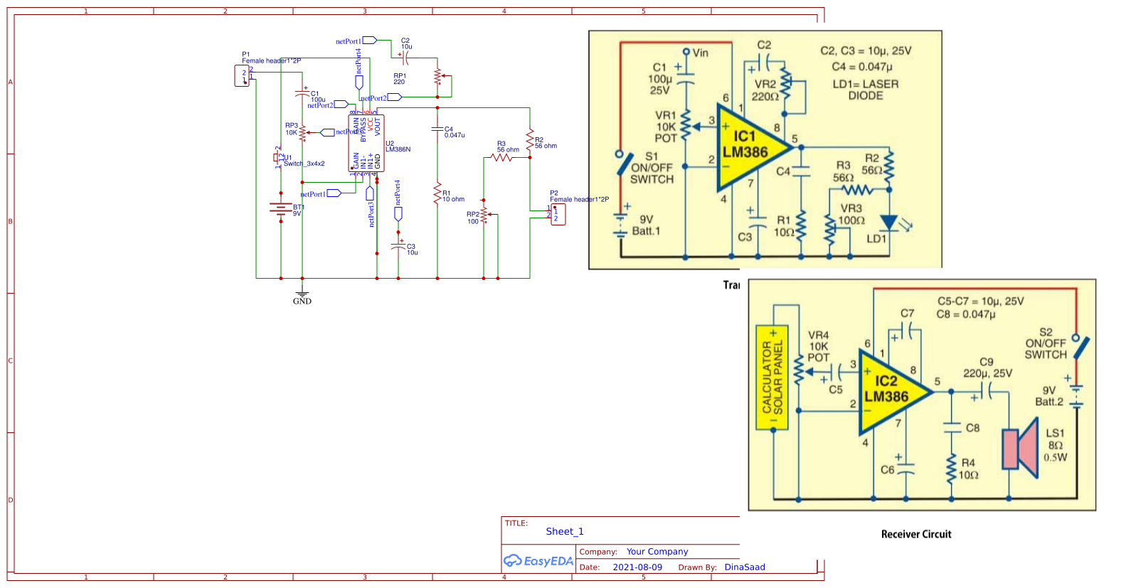 PCB task 2 - OSHWLab