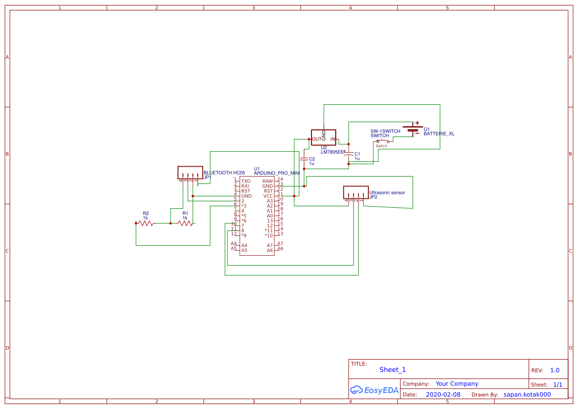 slave for ultrasonic - Platform for creating and sharing projects - OSHWLab
