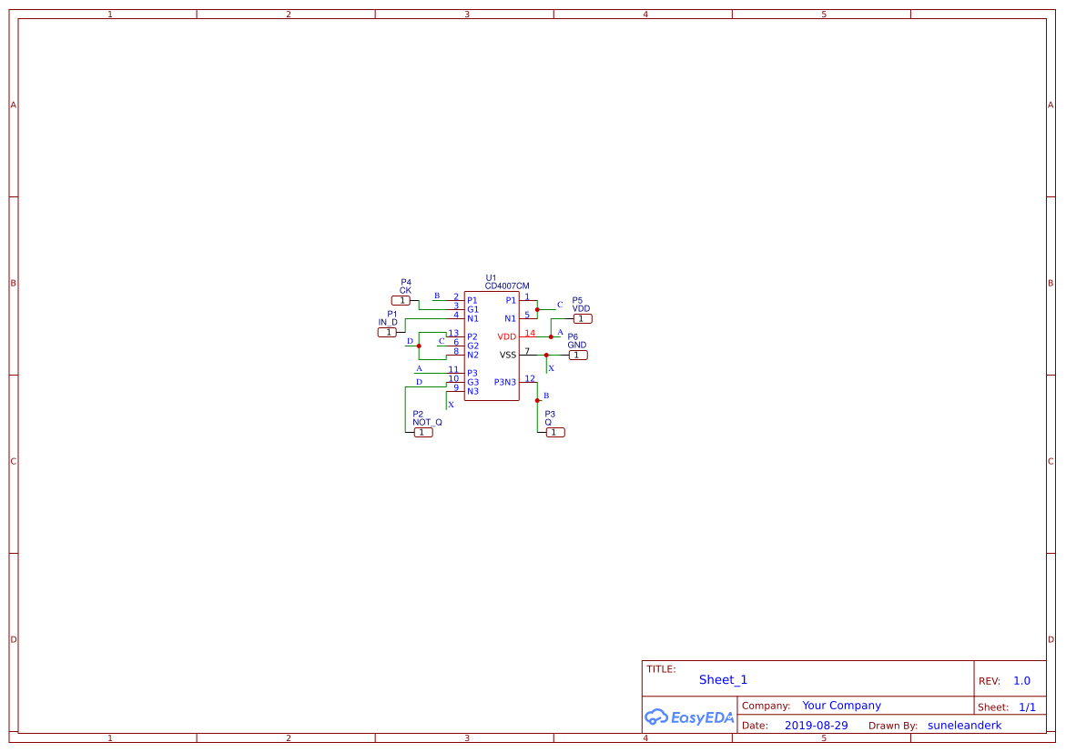 CMOS Latch D - OSHWLab