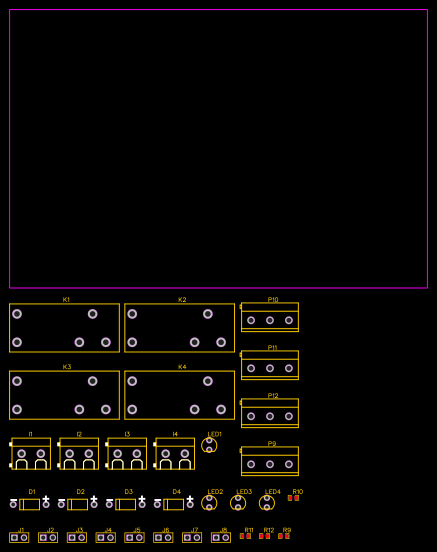4 channel relay - EasyEDA open source hardware lab