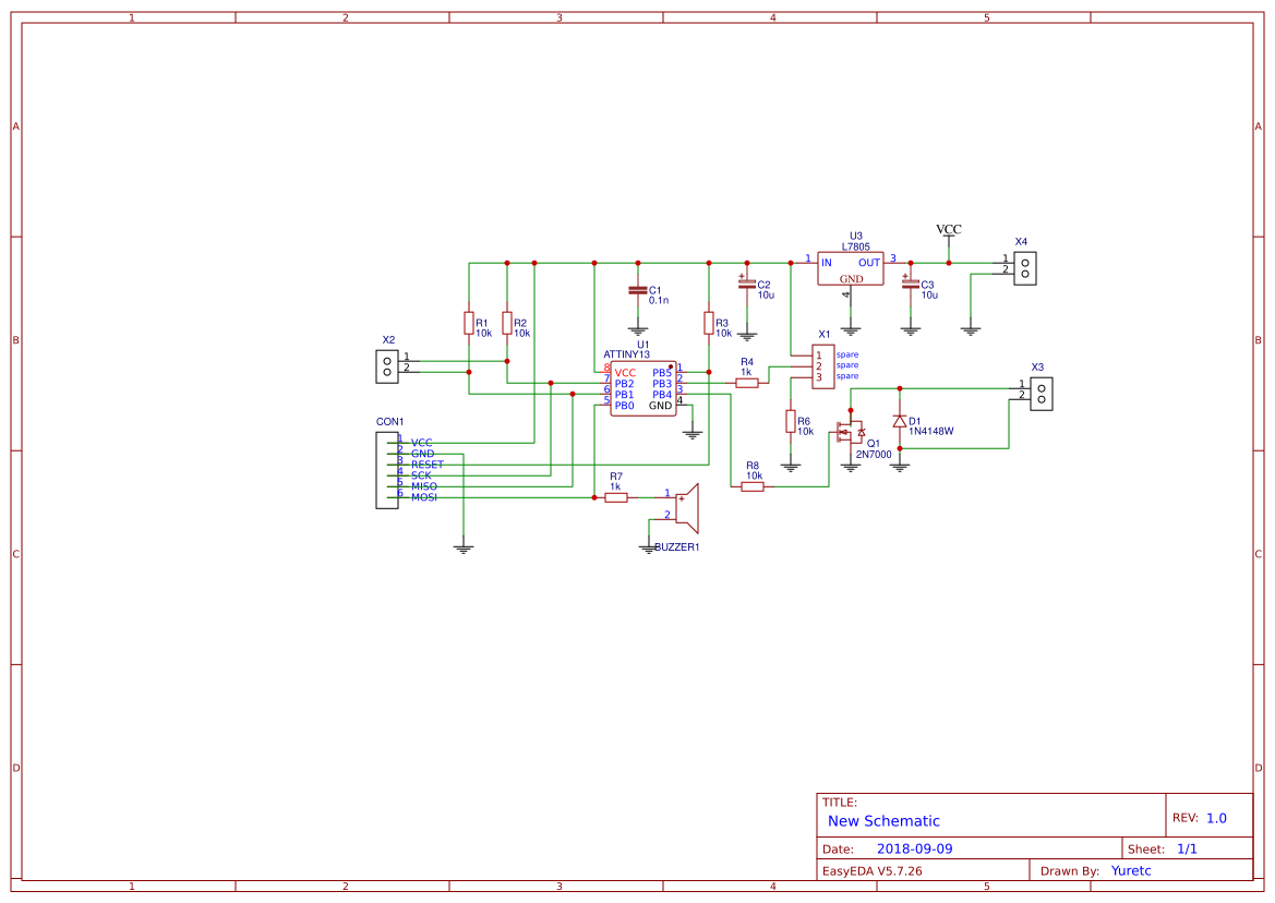 CW_Key_ATTINY13 - EasyEDA open source hardware lab