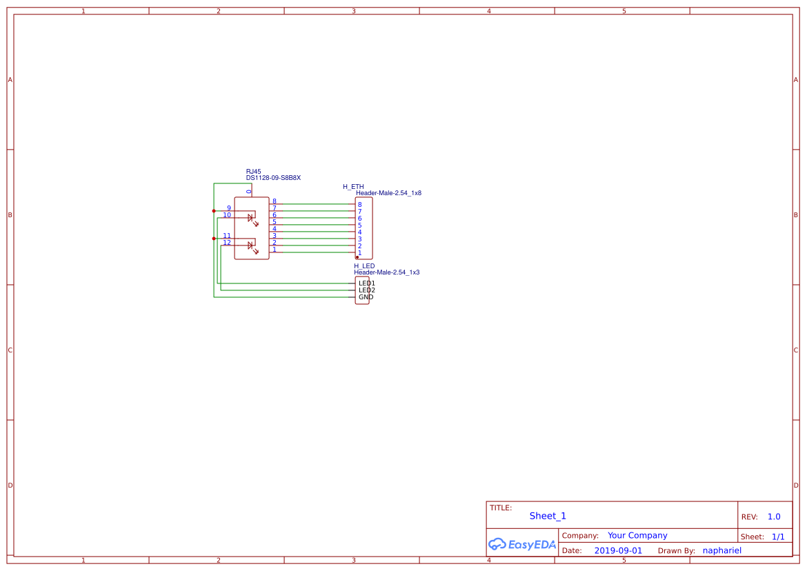 RJ45 Breakout - OSHWLab
