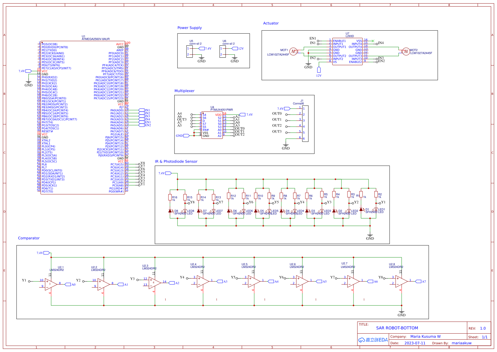 ROBOT SAR-bottom - OSHWLab