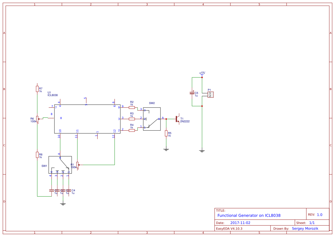 Functional Generator Oshwlab