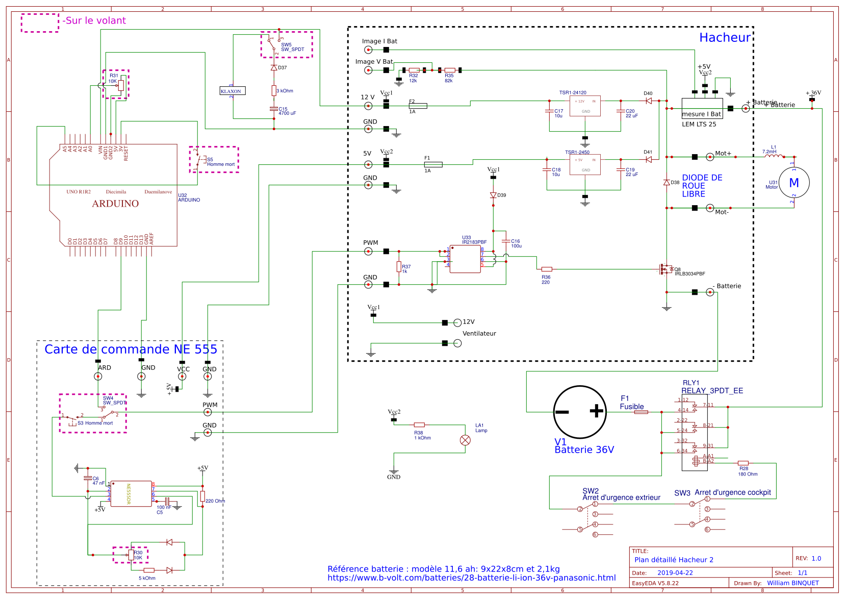 Carte de Commande d'un Hacheur MCC - EasyEDA open source hardware lab