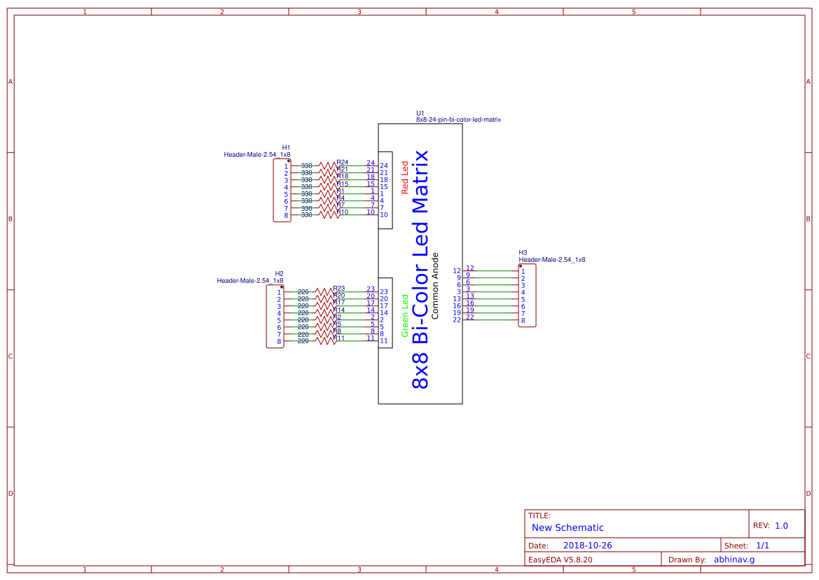 64-LED-Matrix - OSHWLab