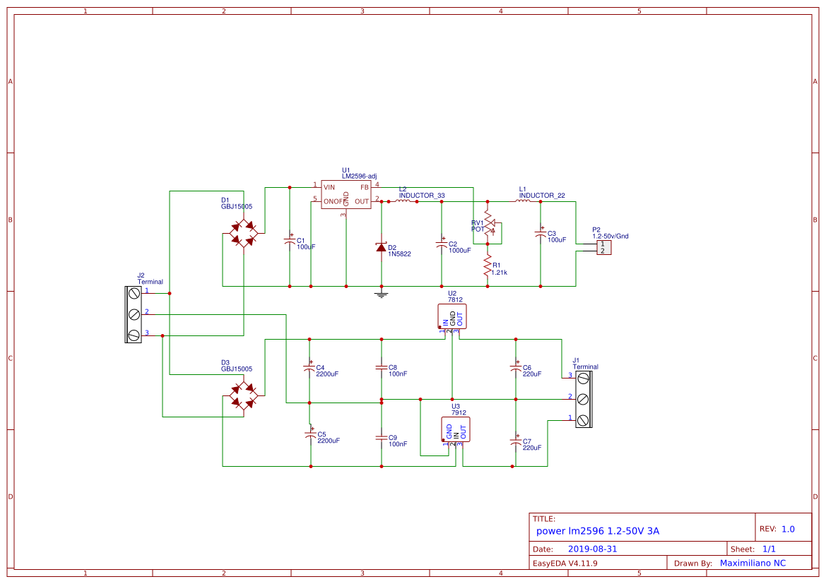 Fuente regulada - OSHWLab